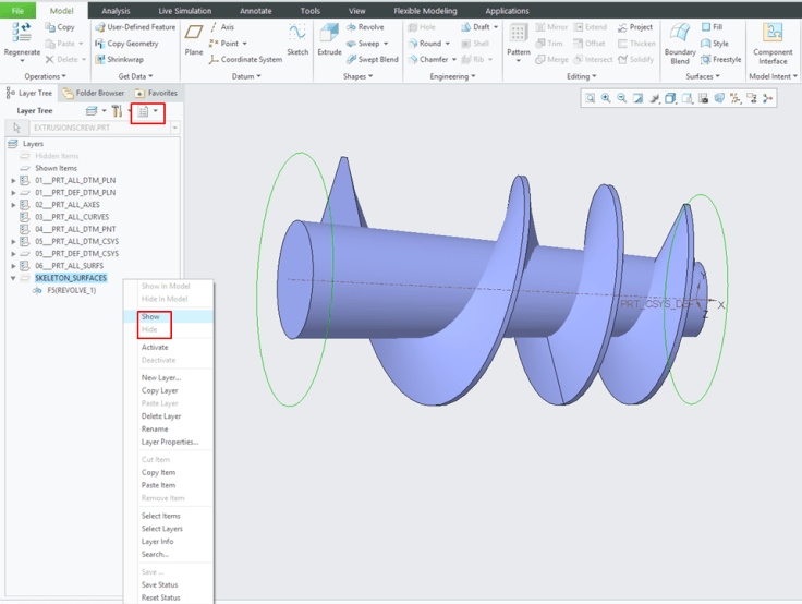 CREO PARAMETRIC 6.0 – PART DESIGN_Extrusion screw design – Computer ...