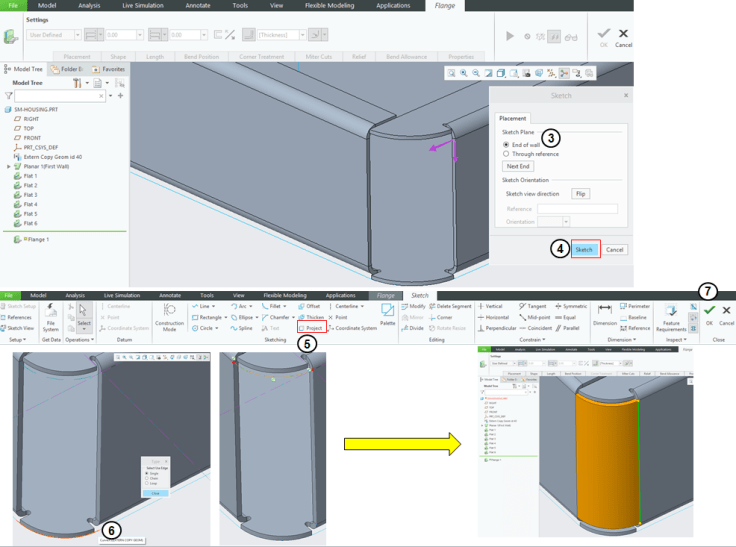 CREO PARAMETRIC 6.0 – SHEET METAL DESIGN_ Sheet metal housing design ...