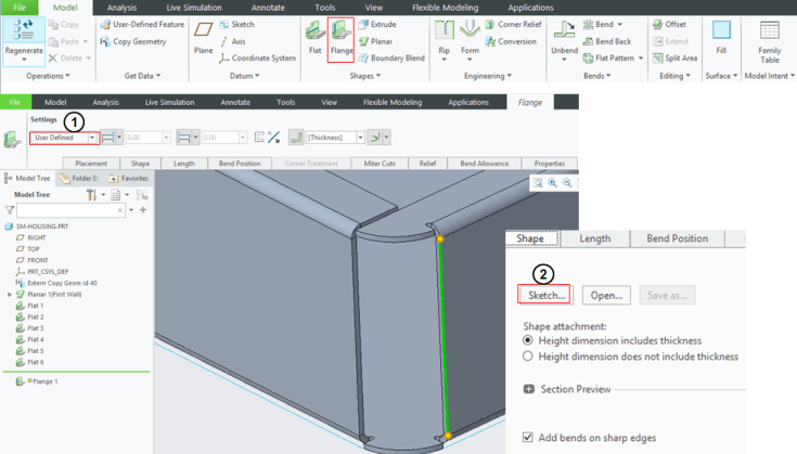 CREO PARAMETRIC 6.0 – SHEET METAL DESIGN_ Sheet metal housing design ...