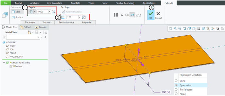 CREO PARAMETRIC 6.0 – SHEET METAL DESIGN_Sheet metal cover. – Computer ...