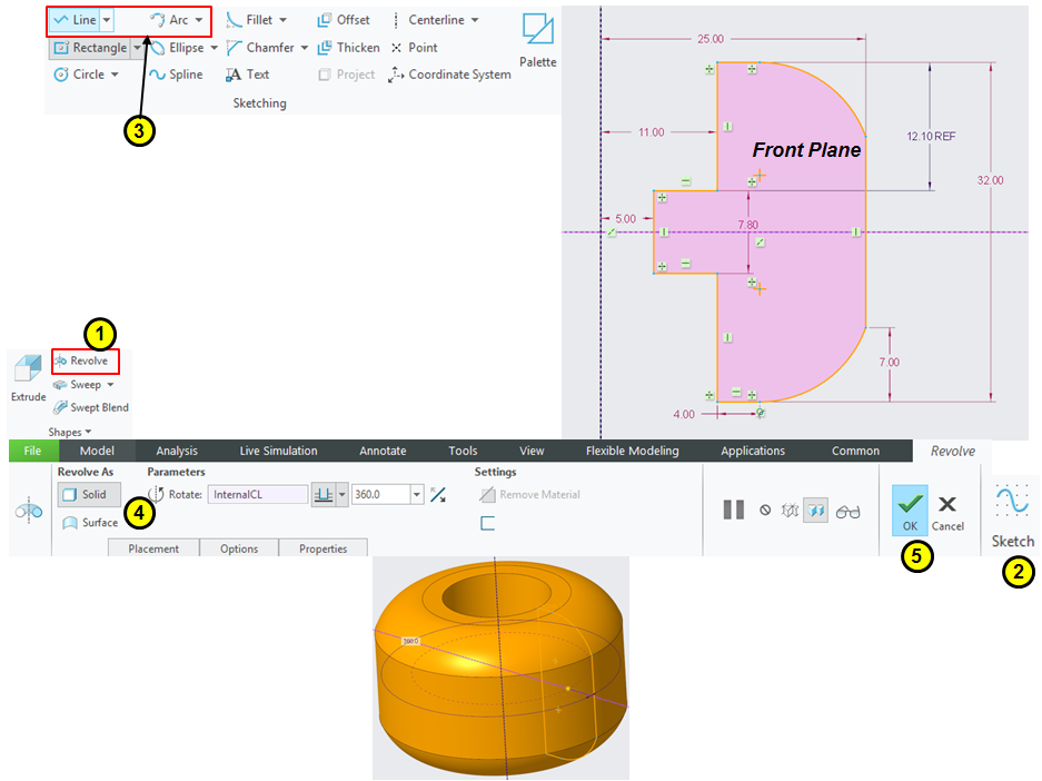 CREO PARAMETRIC 6.0 – SKATEBOARD DESIGN_Part 4 – Rubber Parts Design ...