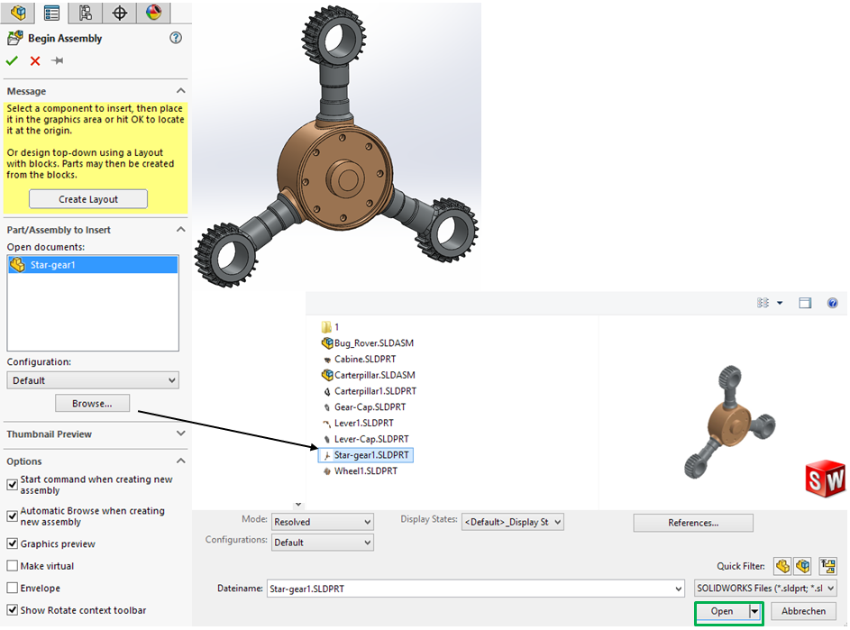 SOLIDWORKS – Bug Rover _ Part 4 – Assembly Design – Computer Aided ...