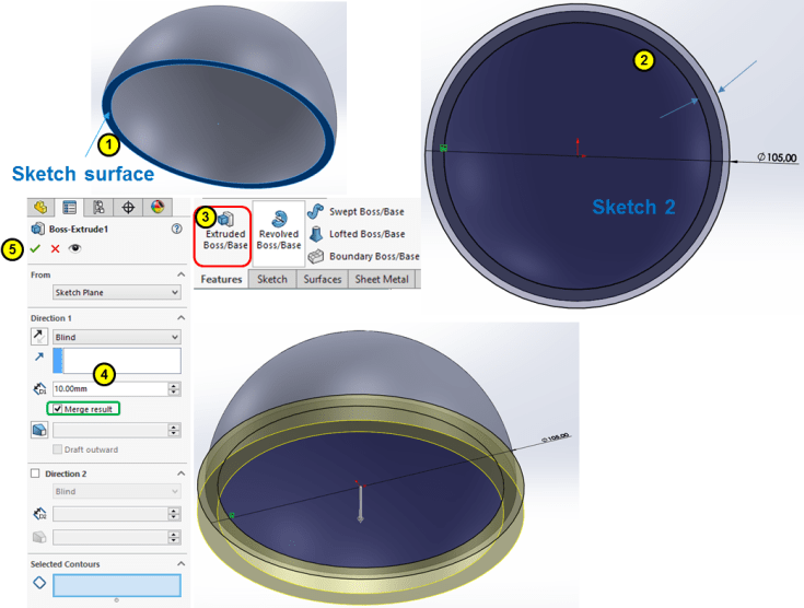 SOLIDWORKS_Viking Helmet – Computer Aided Design & The 118 Elements